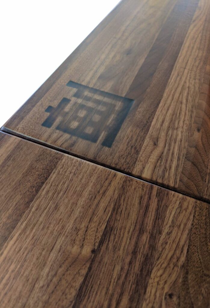 Engraved Restaurant Table Logos | TimeWorn