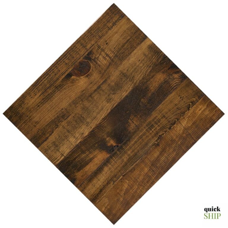 Mixed Plank Rustic Pine-Quick Ship Restaurant Tabletops